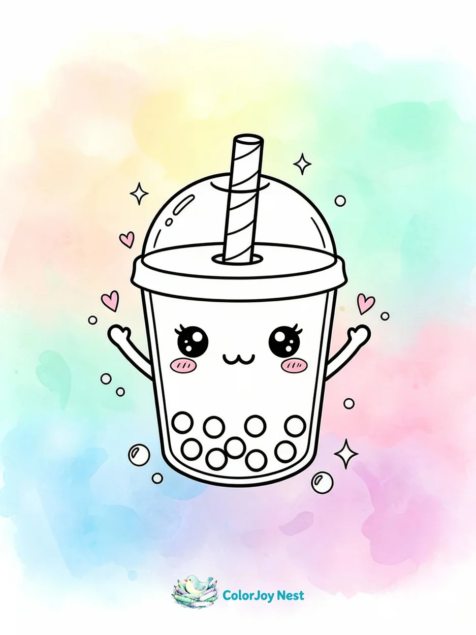 Boba Coloring Pages - Colorjoy Nest